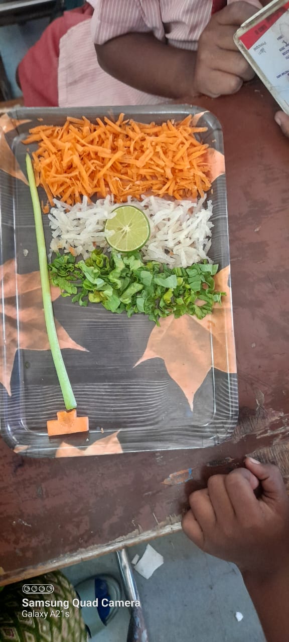 CA – 7 Salad making activity by UKG – BHS Bagikhana Pre-Primary & Primary